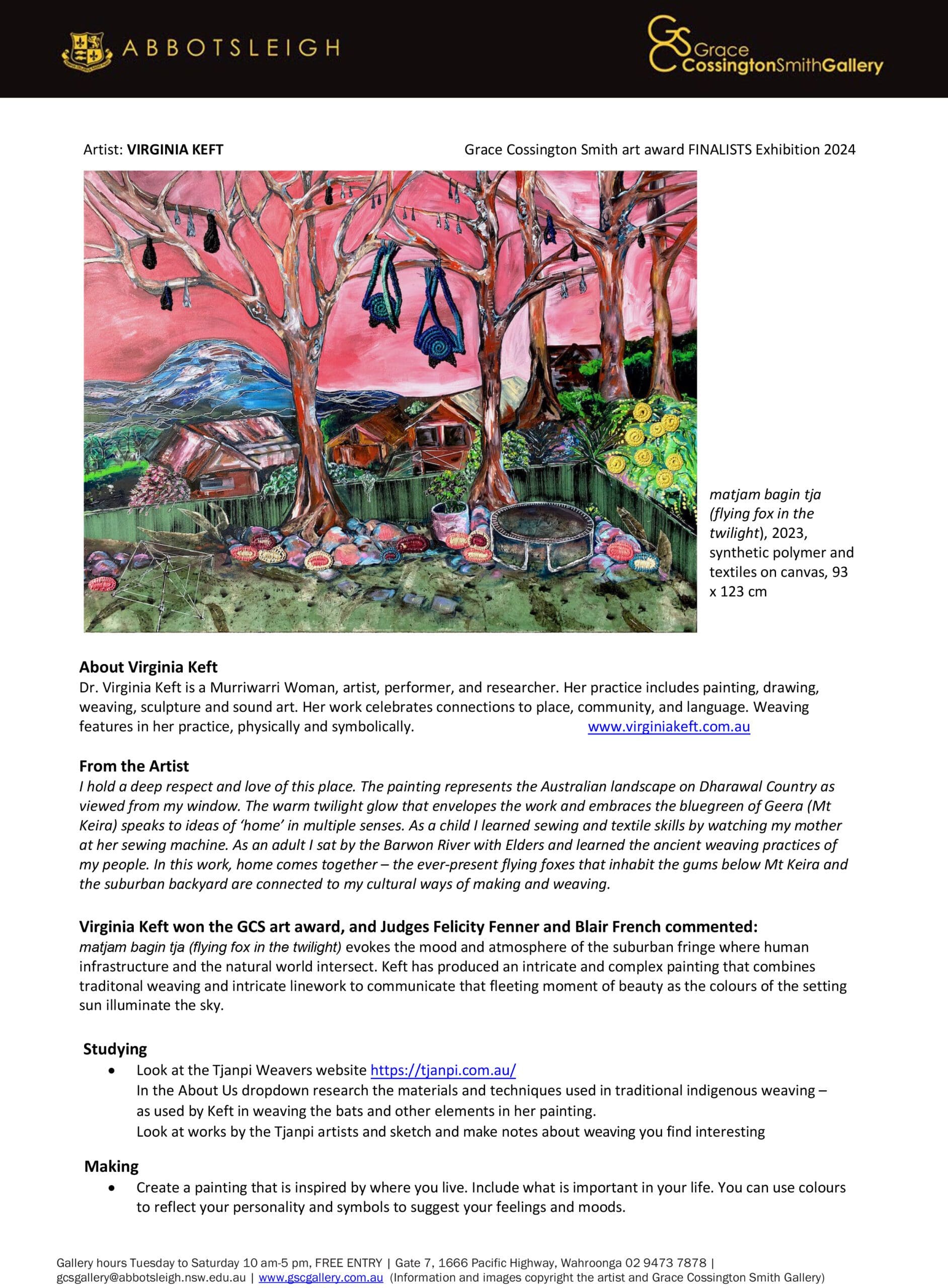 Grace Cossington Smith learning resources - Abbotsleigh | Empowering ...