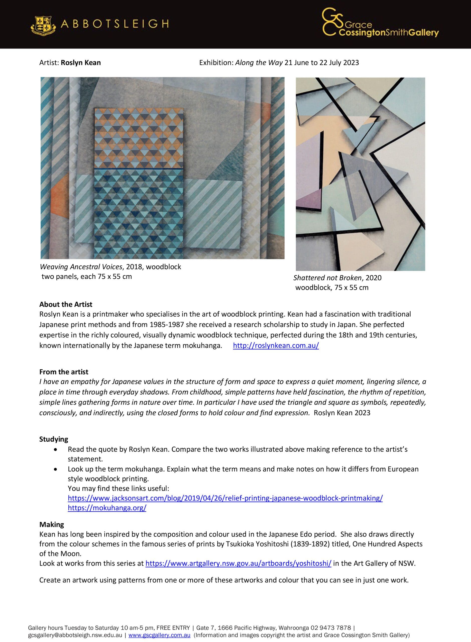 Grace Cossington Smith learning resources - Abbotsleigh | Empowering young women since 1885