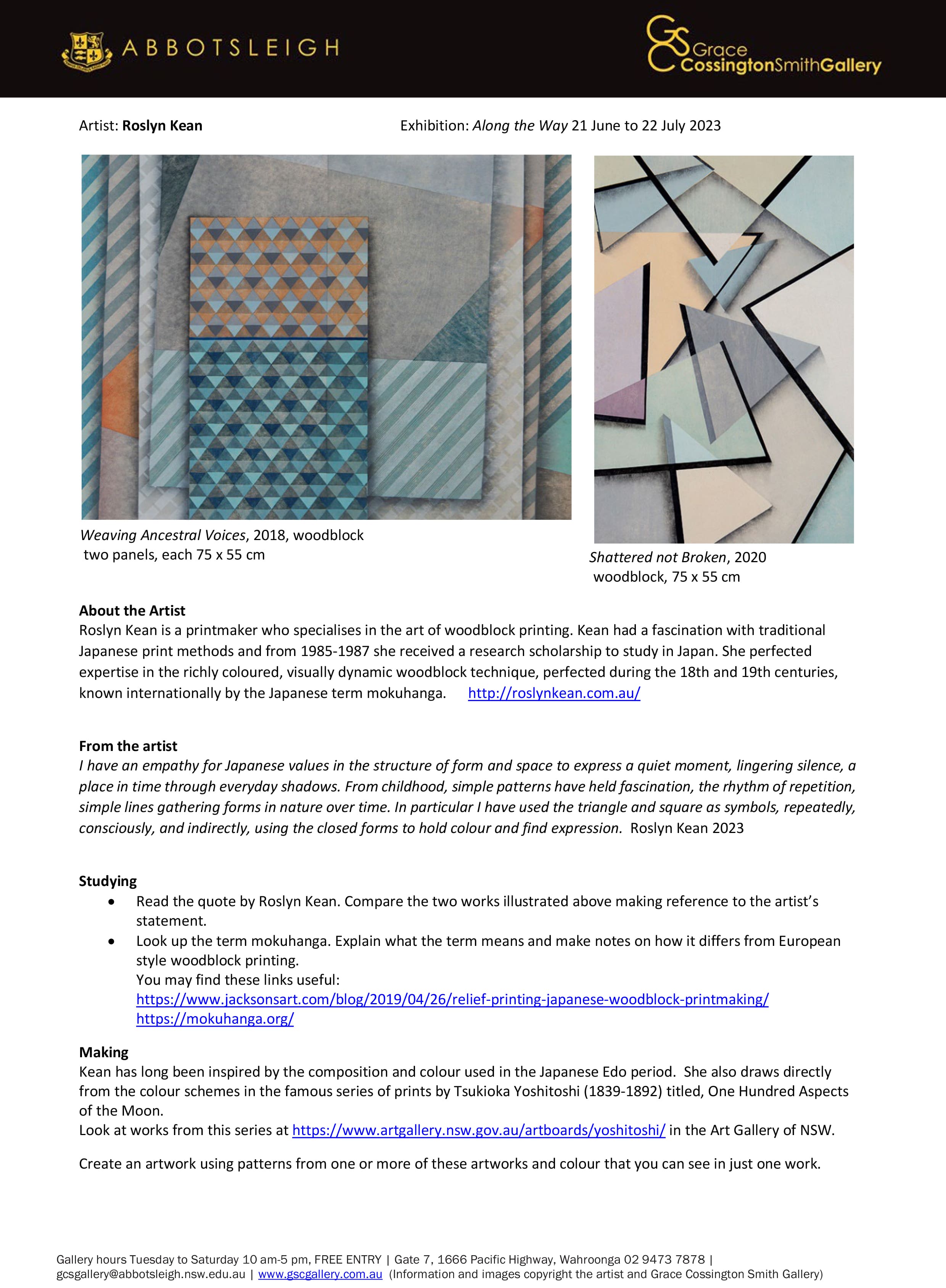 Grace Cossington Smith learning resources - Abbotsleigh | Empowering ...